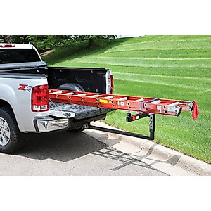 Tricam SLE-1/SKLE-350 2 in 1 E-Z Hitch Mounted Load Extender, 350-Pound Capacity, Black Finish