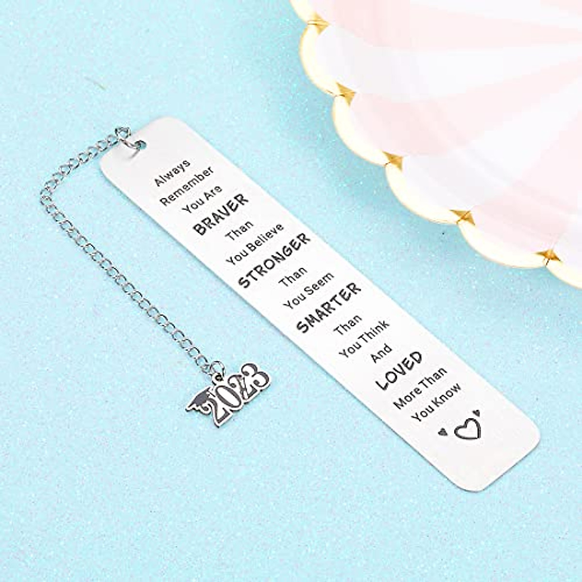 Inspirational Gifts for Women Men Graduation Gifts for Her Him Teens End of Year Student Gifts from Teacher Bulk Class of 2023 Graduates Gifts for Students Son Daughter from Mom Dad Bookmark for Her