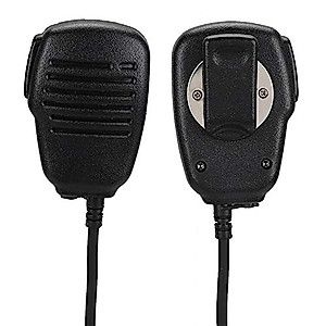 Speaker Mic for Yaesu Vertex Walkie Talkie VX-6R, VX-7R, VX-6E, VX-7E, VX-120, VX-127, VX-170, VX-246, VX-270, VX-177, VX-700, VX-710 etc,Waterproof and 360 Degrees Rotation PTT Hand Microphone