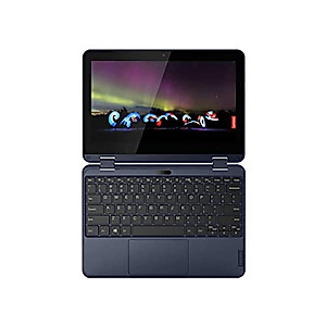 2022 Lenovo 500w Gen 3 11.6" Touchscreen Rugged 2 in 1 HD Notebook, Intel Celeron N5100 Quad-core, 4 GB RAM, 64 GB Flash Memory, Intel UHD Graphics, Abyss Blue, Windows 10 Pro, 128GB microSD