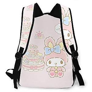IOPIOP My -Melody Travel Laptop Backpack School Bag Casual Backpack