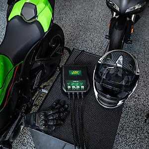 Battery Tender Plus 4 Bank Multibank Charger - 5 AMP (1.25 AMPs Per Bank) - Smart 12V Multi Battery Charger and Maintainer for Standard, AGM, and Lithium LiFePO4-022-0148-DL-WH