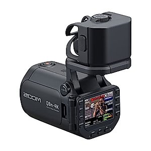 Zoom Q8n-4k Handy Video Recorder, 4k UHD Video, Stereo Microphones Plus Two XLR Inputs & H8 12-Track Portable Recorder, Stereo Microphones, 6 Inputs, Touchscreen Interface, USB Audio Interface