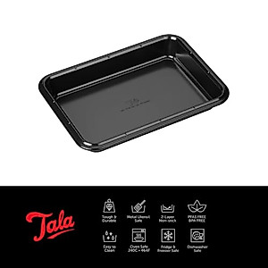 Tala Performance, Brownie Pan, Professional Gauge Carbon Steel with Whitford Eclipse Non-Stick Coating, Cake Tin, 29.4 x 19.1 x 4cm