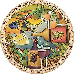 Let Me Entertain You Lazy Susan - Sincerely, Sticks 18"D Lazy Susan-Handmade in the USA - Printed Product - Home Decor - Decorative Lazy Susan