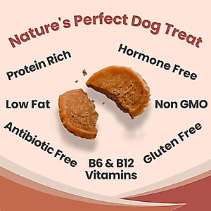 Farm To Pet Dog Training Treats – Chicken & Turkey Chip Protein Pack, 100% All Natural, Single Ingredient Training Treats, Made in USA, for Small, Medium, and Large Dogs