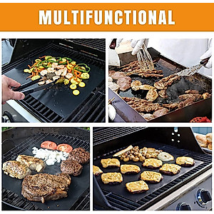 ALL PARTS ETC. Oven Liners for Bottom of Oven, Large Non Stick Cooking & Baking Oven Liner Reusable Teflon Dishwasher Safe Baking Spill Mat, Oven Mat for Bottom of Oven (2 Pack)