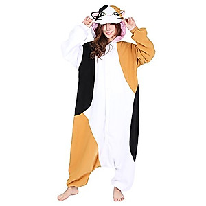 SAZAC Calico Cat Kigurumi - Onesie Jumpsuit Halloween Costume