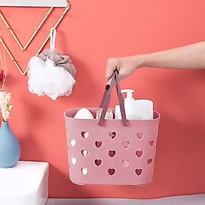 Shower Caddy Portable for College Dorm Room, Portable Shower Tote, Large Capacity Shower Organizer Basket with 2 Handle, Multifunctional Storage Basket for Bathroom Cleaning Supplies Kitchen