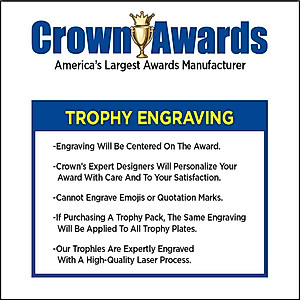 Crown Awards Golf Trophy, 11" Silver Cup Golf Putter Trophies Includes Free Engraving, 1 Pack