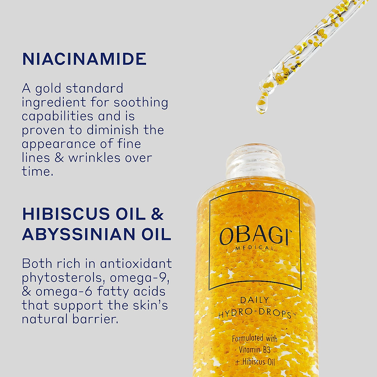 Obagi Daily Hydro-Drops Facial Serum – Hydrates & Helps Soften the Appearance of Fine Lines & Wrinkles – 1 oz