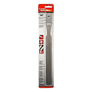 Crescent Nicholson 8" Rectangular Double/Single Cut Handy File - Carded - 06601NN