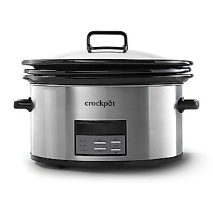 Crock-Pot CrockPot Choose-a-Crock 6-Quart Programmable Slow Cooker, Stainless Steel