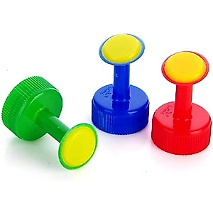 3pcs Portable Bottle Top Sprinkler Gardening Plant Watering Attachment Spray-Head Soft Drink Bottle Water Can Top Waterers Seedling Irrigation Equipment