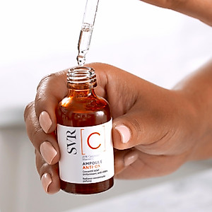 SVR Vitamin C Brightening Face Serum With 20% Optimized Vitamin C For Fine Lines, Uneven Skin Tone & Dull Skin. Improves Radiance & Firmness, 1 Fl.oz.
