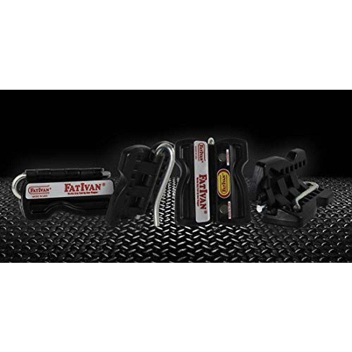 The Original Fat Ivan Fold Up Door Chock with Magnet (Black)