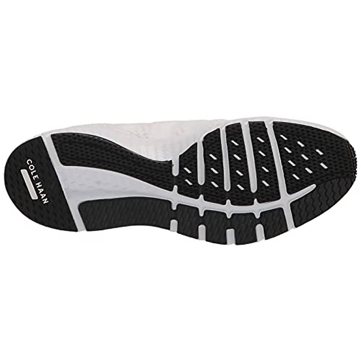 Cole Haan Women's Zerogrand OVERTAKE LITE Runner Running Shoe, White Webbing/White Midsole/Black Outsole, 8