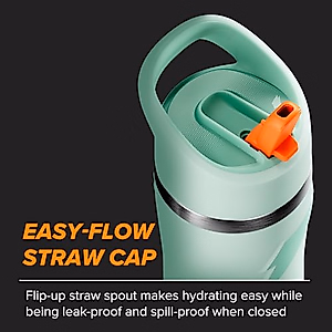 Gatorade 'Overtime' 22oz Stainless Steel Water Bottle, Straw Cap, Coral