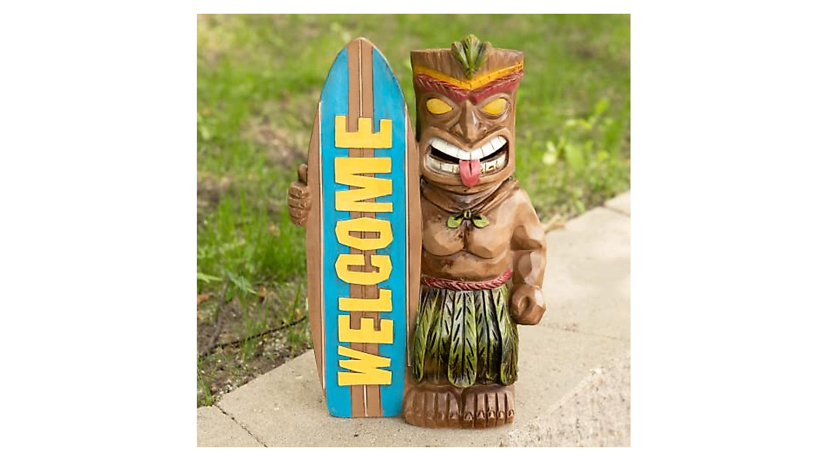 VP Home Surfboard Tiki Solar Light - Illuminate Your Space