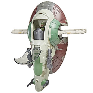 STAR WARS Mission Fleet Starship Skirmish, 2.5 Inch Boba Fett Action Figure and Starship Vehicle, Toys for 4 Year Old Boys and Girls and Up