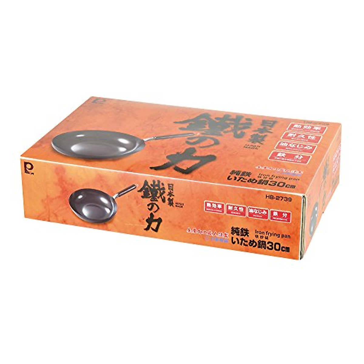 Pearl Metal HB-2739 Oyster Pot, 11.8 inches (30 cm), Pure Iron, Induction Compatible, Made in Japan, Tsubamesanjo, The Power of Iron