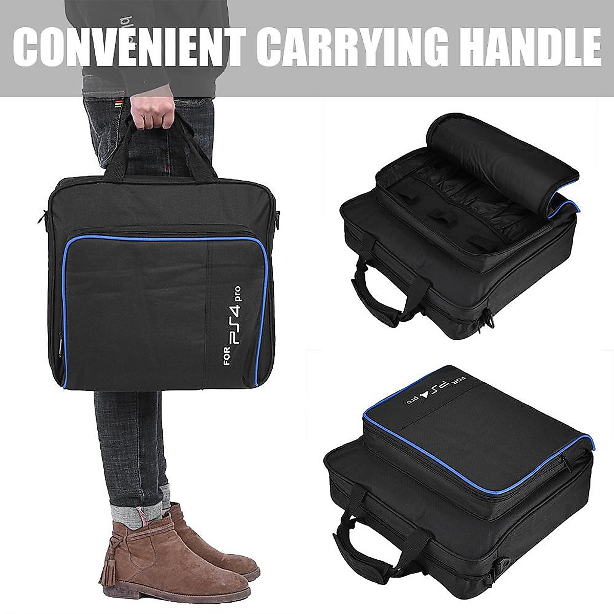 Carrying Bag For Ps4 Pro, Game Shoulder Bag Storage Case Shoulder Bag For Ps4 Pro