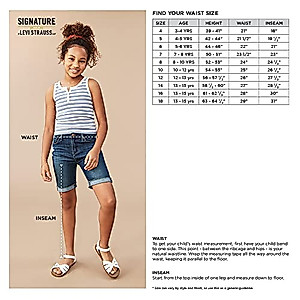 Signature by Levi Strauss & Co. Gold Label Girls' Skinny Jeans, My Pony Blue, 14