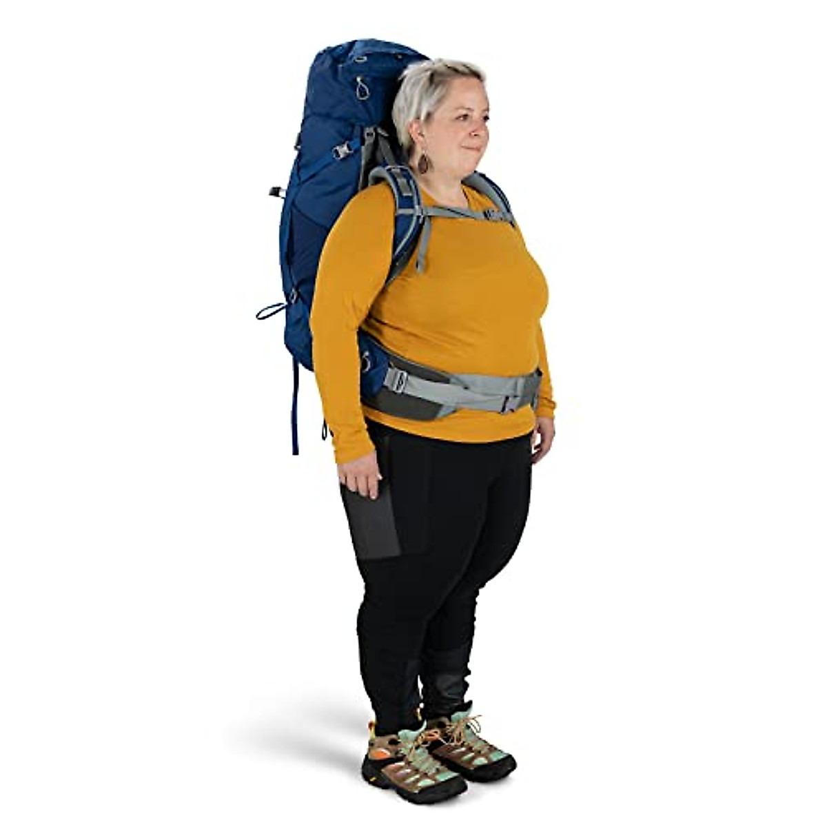 Osprey Ariel 65L Women's Backpacking Backpack, Black, WM/L, Extended Fit