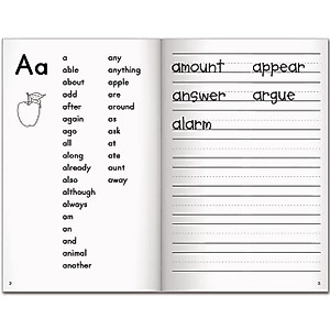 Really Good Stuff My Writing Word Journals - Set of 12, 5.75? W x 8.75? L - Kids Classroom Materials, Primary Notebooks, Grades 1-3