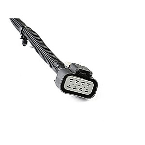 Auto Parts Avenue Replacement Headlight Black for 2004-2018 04-18 VN VNM VNL 200 300 430 630 670 730 780 Pair Passenger Right RH Driver Left LH Side with Free 18" Steering Wheel Cover