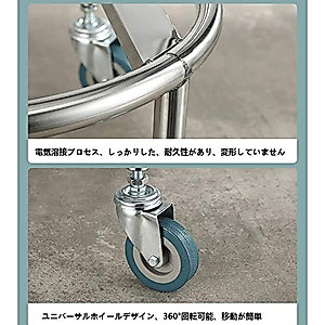 Movable Shelf for Heat Preservation Bucket Insulation Pot Insulation Barrel Insulation Tabletop Pot Insulation Bucket Movable Stand Thick Stainless Steel Bucket Rack, Soup Bucket Bucket Base, Heat Ins