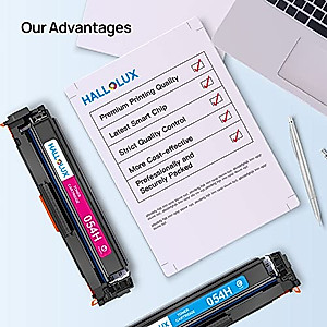 054H Toner Cartridge Compatible Replacement for Canon 054H 054 Compatible with MF644cdw LBF622Cdw MF642Cdw LBP621Cw LBP623Cw MF641Cw Printers (BCMY, 4 Pack)