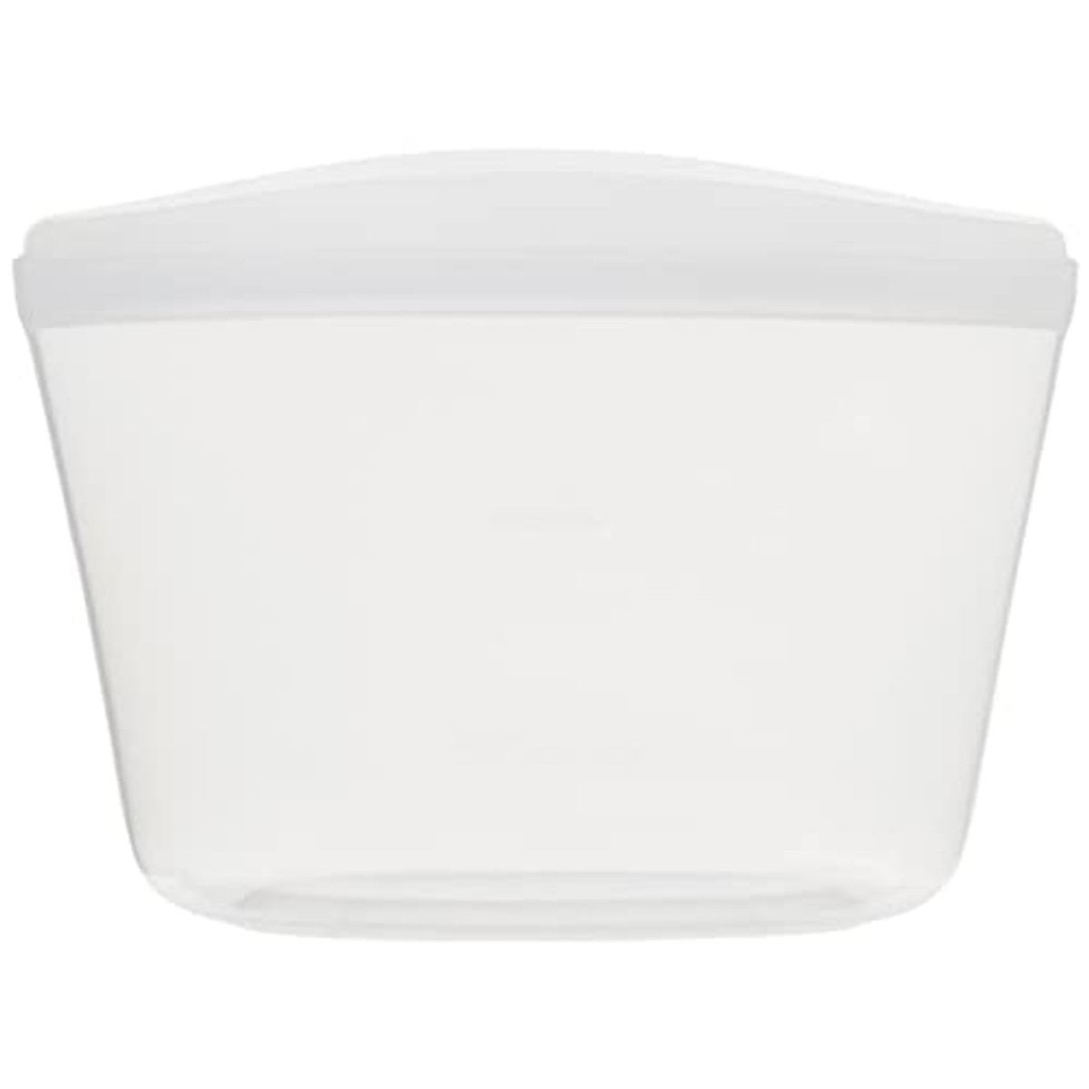 Stasher Reusable Silicone Storage Bag, Food Storage Container, Microwave and Dishwasher Safe, Leak-free, 2 Cup Bowl, Clear