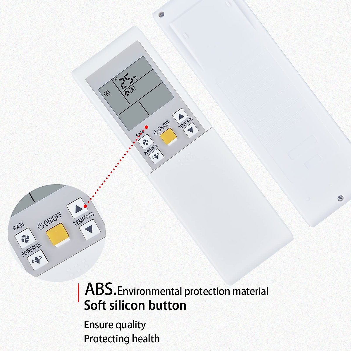 Replacement Remote Control for Daikin ARC452A9 ARC452A15 ARC452A16 ARC452A17 ARC452A18 ARC452A19 ARC452A20 ARC452A21 ARC452A3 Air Conditioner