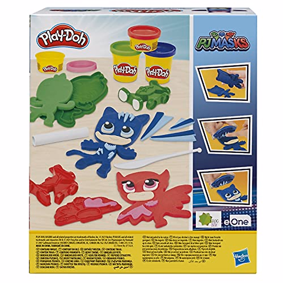 Play-Doh PJ Masks Hero Set, PJ Masks Playset with 12 Cans, Preschool Toys, Superhero Toys, PJ Masks Toys for 3 Year Old Boys and Girls and Up