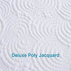 PrimaSleep 12 Inch Multi-Layered I-Gel Infused Memory Foam Mattress | White/Blue | Queen