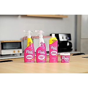 Stardrops - The Pink Stuff - Ultimate Bundle - The Miracle Cleaning Paste, Multi-Purpose Spray, Cream Cleaner, Bathroom Spray (1 Cleaning Paste, 1 Multi-Purpose Spray, 1 Cream Cleaner, 1 Bathroom Foam Cleaner)