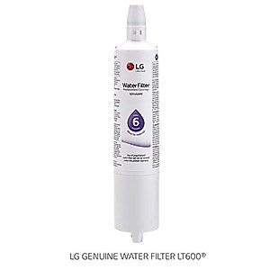 LG LT600P LT600P3 Refrigerator Water Filter, 3 Count (Pack of 1), White