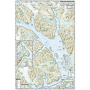 Glacier Bay National Park and Preserve Map (National Geographic Trails Illustrated Map, 255)