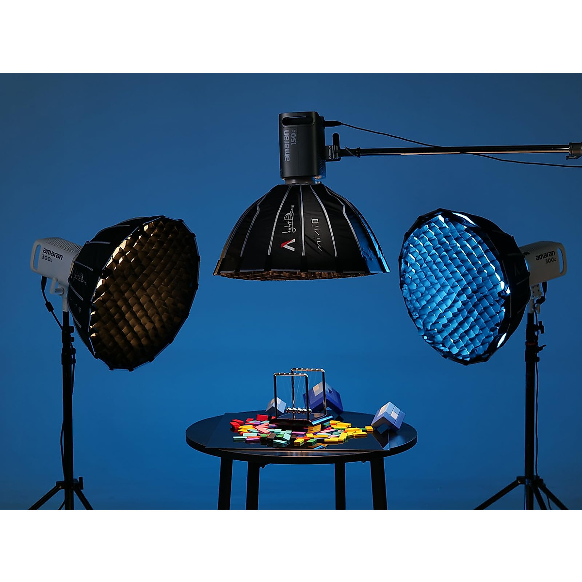 Aputure Light Dome III 35'' Softbox Bowens Mount with Diffuser Cloth and Honeycomb Grid,Quick-Setup Quick-Folding for Studio Photography,for Amaran Series, Aputure 600D,600X,300X etc