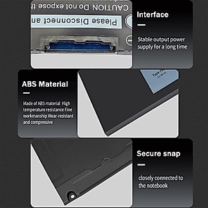 P83G001 Battery Replacement,F62GO F62G0 Battery for Dell Inspiron 13 7000 2-in-1 7386 2-in-1 39dy5 13 7373 2-in-1 7370 7380 p83g 039dy5 0rpjc3 p87g p91g P83G002 vostro 5370