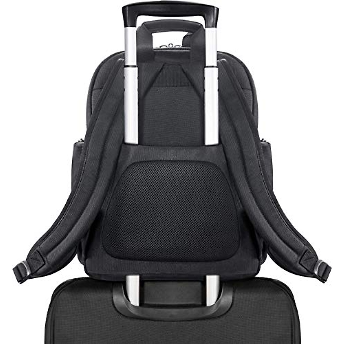 EVERKI Versa 2 Premium Business 14.1-Inch / MacBook Pro 15 Backpack, Ballistic Nylon, Travel Friendly (EKP127B) , Black