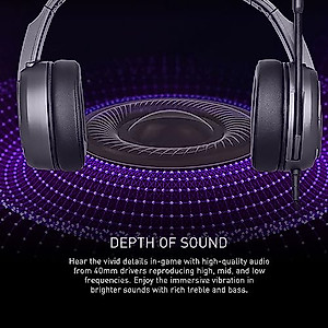 MSI IMMERSE GH40 ENC AM - Active ENC with Environment Noise canceling, Virtual 7.1 Surround,Light Weight & Self-Adjusting Headband