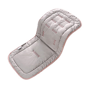 Soft Cotton Toddlers Carseat Insert Cushion Pad Adjustable Reversible Car Seat Liner Breathable Stroller Mattress Seat Pad Compatible with Buggy Bassinet Bouncers Swing Seat Pad Double Sided Use
