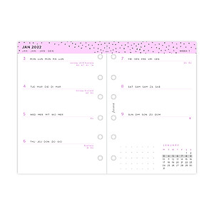 Filofax Pocket Confetti Week to View Diary - 2022 22-68291
