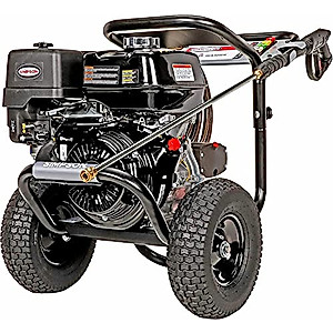 SIMPSON Cleaning PS4240 PowerShot 4200 PSI Gas Pressure Washer, 4.0 GPM, Honda GX390 Engine, Includes Spray Gun, 5 QC Nozzle Tips, 3/8-inch x 50-foot Monster Hose, (49-State)