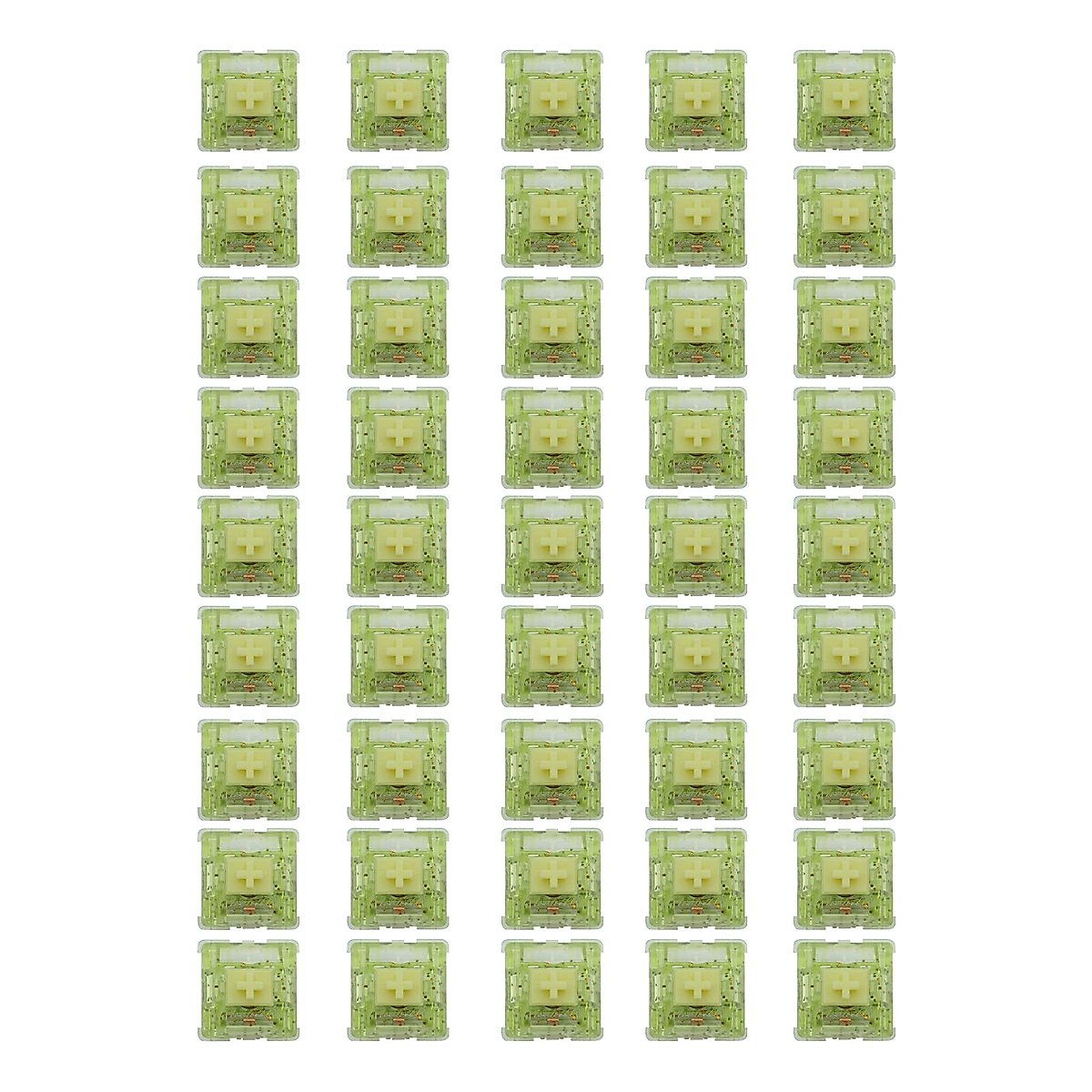 EPOMAKER Ajazz 45 Pieces Diced Fruit Kiwi Switch, Tactile Type for Mechanical Keyboard Replacement (Ajazz Kiwi Switch)