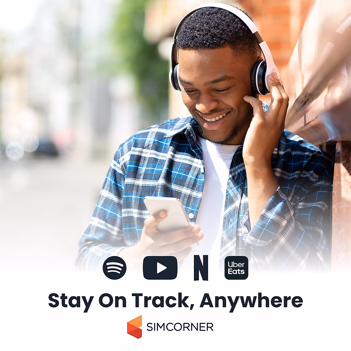 SimCorner Thailand Travel SIM Card (35GB, 15 Days) - AIS SIM for Tourists w/Free AIS WiFi & Prepaid Talktime - 3-in-1 4G Hotspot Card: Standard, Micro, Nano SIM for Unlocked Phones