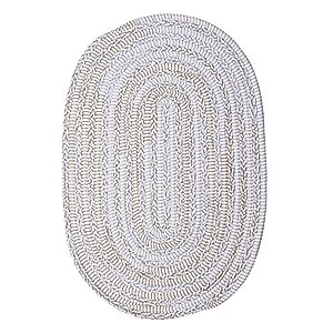 Colonial Mills Bella Nursery Braided Rug, 4' X 6' , Blue Grey