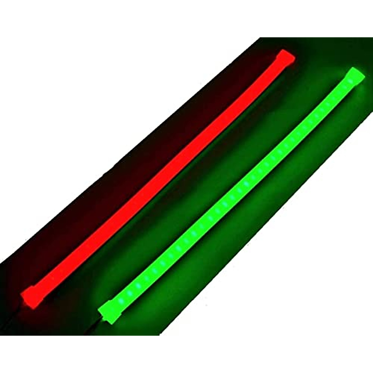 Green Blob Outdoors Marine Navigation LED Strips Kit for Pontoon, Bass, Sk,i Wave Runner, Jon Boats and Kayaks (Neon Style Red, Green)